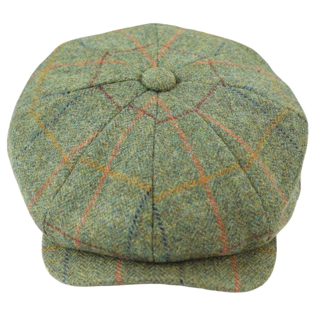 Mens 8 Panel Razor Baker Boy Hat Wool Tweed Blinders Newsboy Flat Cap ...